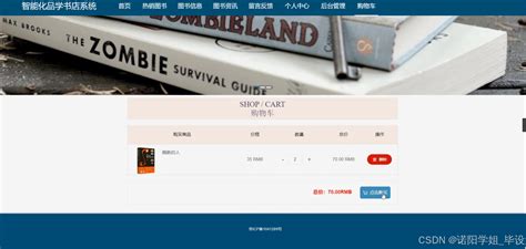 Springboot毕设 智能化品学书店系统 程序论文 Csdn博客