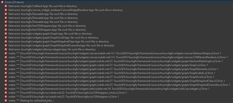 Touchgfx Build Error Stmicroelectronics Community