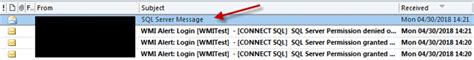 Automate SQL WMI Alerts For Server And Objects Permissions Changes
