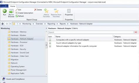 List Of SCCM Reports ConfigMgr Reports