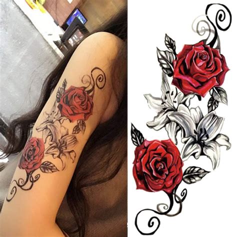 Rose Vine Tattoo Male