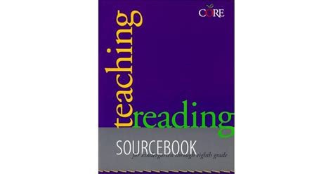 Teaching Reading Sourcebook Sourcebook For Kindergarten Through Eight