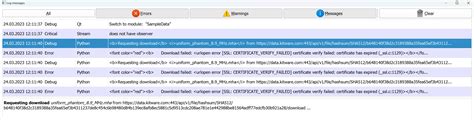 slicer fails to download custom sample data development 3d slicer