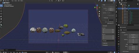 Ghibli Style Procedural Rocks D Model CGTrader