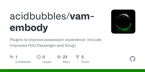 GitHub Acidbubbles Vam Embody Plugins To Improve Possession