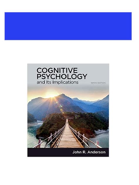Free Cognitive Psychology And Its Implications Pdf Your Introduction To The Science Of