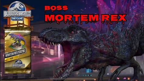 Jurassic World The Game Ep568 ตบบอส Mortem Rex ให้หน้าหงาย Youtube