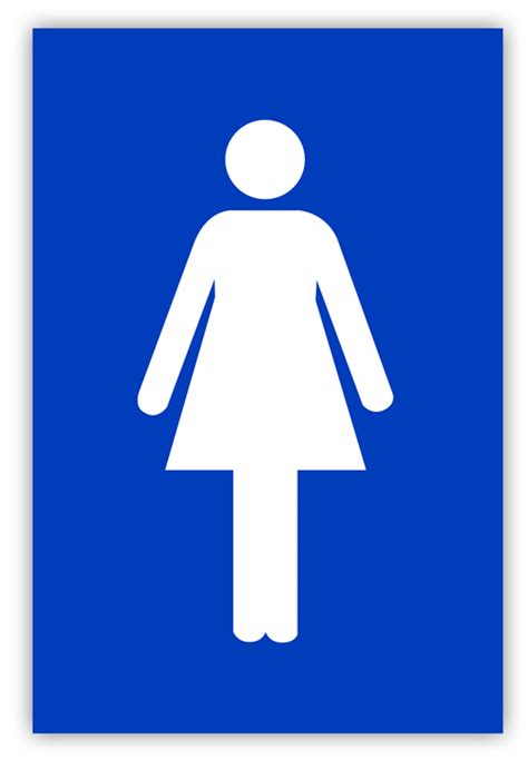 Womens Restroom Label