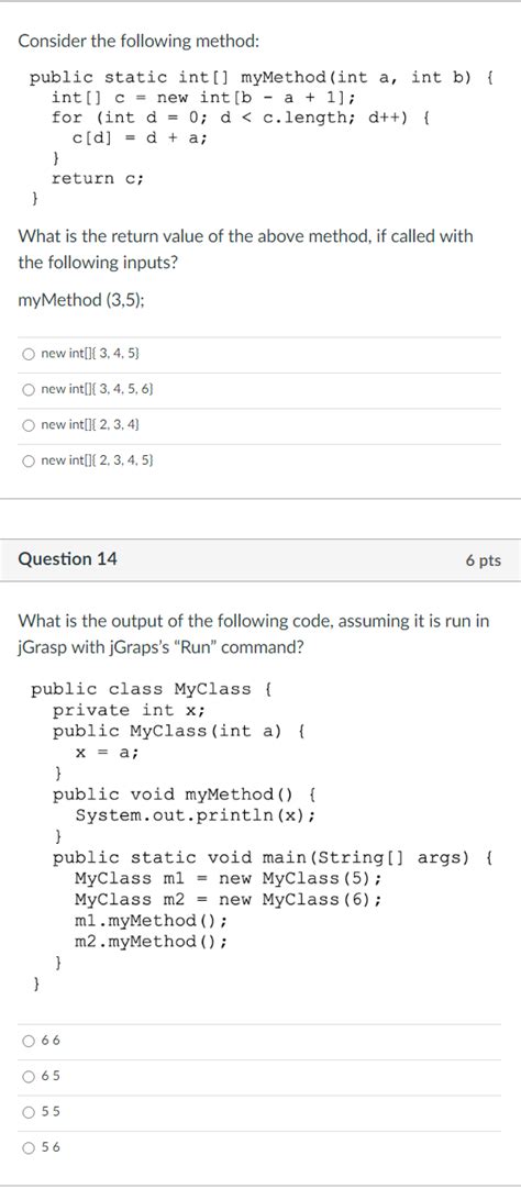 solved consider the following method public static int[]