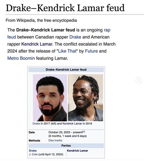 The Beef Between Drake And Kendrick Lamar Officially Has Its Own