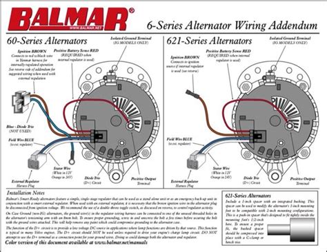 Alternator Connection Diagram