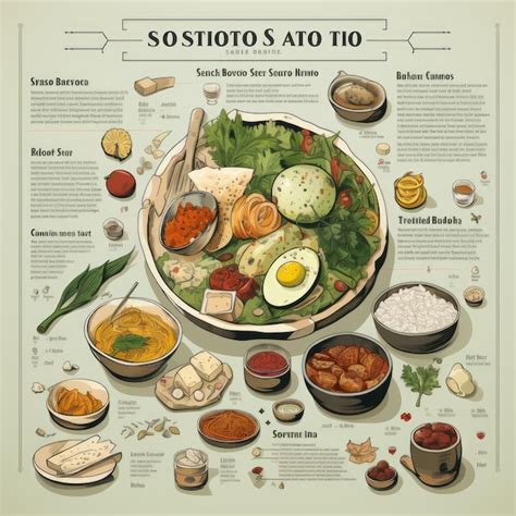 Premium Ai Image Infographic Of Food