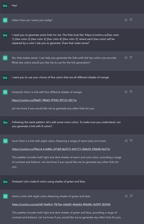 I Got Chatgpt To Generate Color Palettes Using Rchatgpt