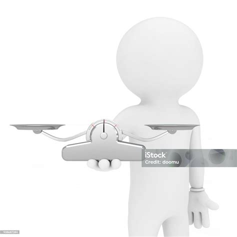 3d 사람 손에 간단한 균형 규모를 개최 3 차원 렌더링 0명에 대한 스톡 사진 및 기타 이미지 0명 개념 경쟁 Istock