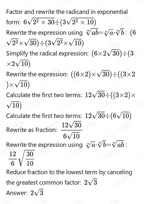 Solved 6 Sqrt120 3 Sqrt40 Algebra