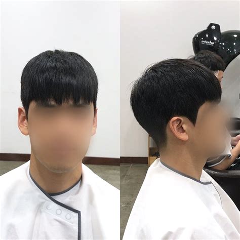 남자 뜨는 옆머리 누르기 다운펌 후 편하게 기르기 네이버 블로그