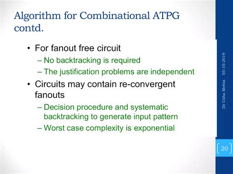Deterministic Test Pattern Generation D Algorithm Of ATPG Testing Of VLSI Design PDF
