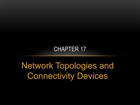 SOLUTION: Network Topologies and Connectivity Devices - Studypool