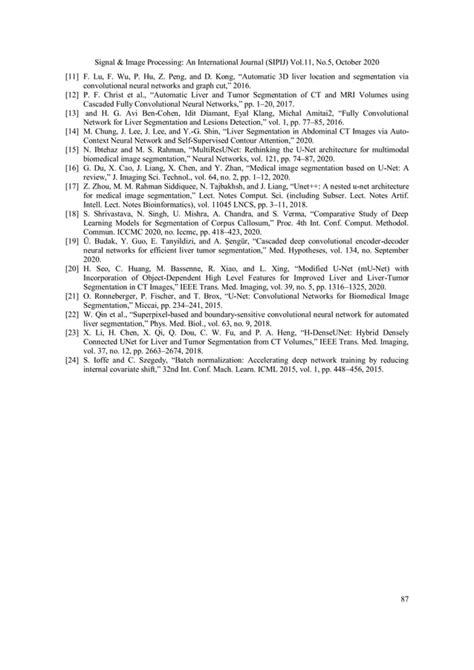 Bata Unet Deep Learning Model For Liver Segmentation Pdf