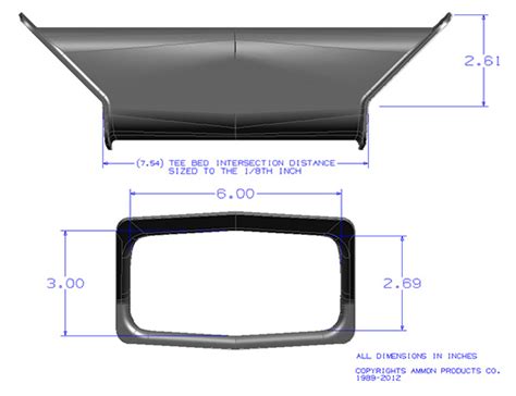 Chamfered Ammon Products Ammon Products