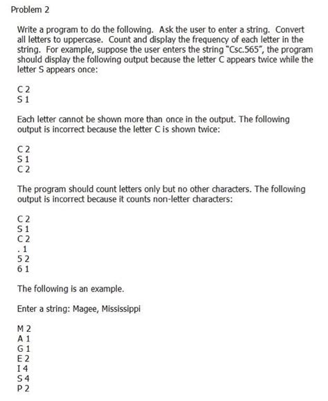 Solved Problem 2 Write A Program To Do The Following Ask