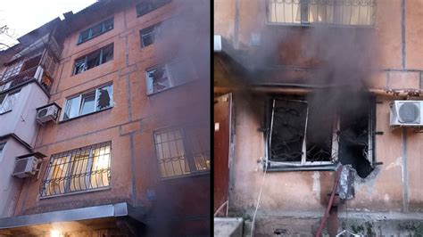 Ucrania Bombardea El Centro De Donetsk Con Decenas De Misiles En El