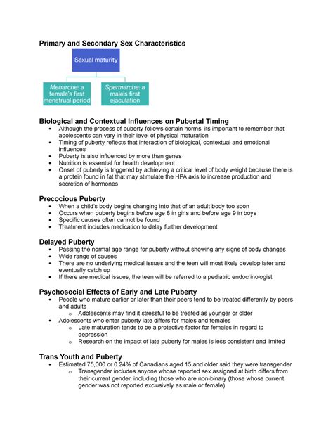 Primary And Secondary Sex Characteristics Primary And Secondary Sex Characteristics Biological