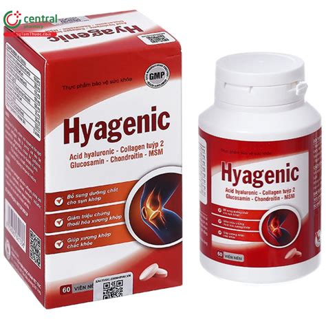 Thuốc Hyagenic Giúp Cải Thiện Tình Trạng Khô Khớp Và Cứng Khớp