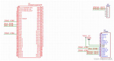 【stm32 标准库】pwm控制电机（开环控制） Csdn博客