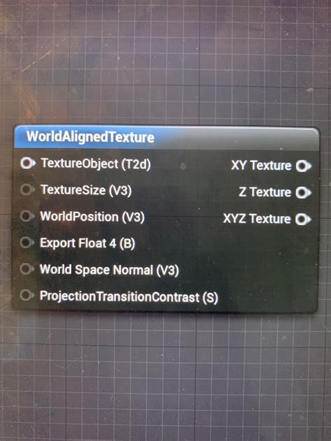 Is There A Node Like World Aligned Texture But Only Aligns The Scale Not The Position So Not