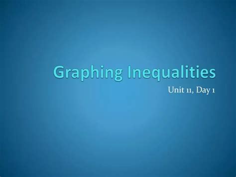 ppt graphing inequalities step by step guide powerpoint presentation