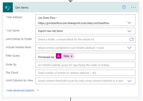 Export New SharePoint List Items To Existing Table In Excel File