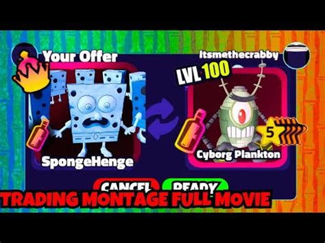 I GOT INSANE UNITS SpongeBob TD Trading Montage Full Movie YouTube