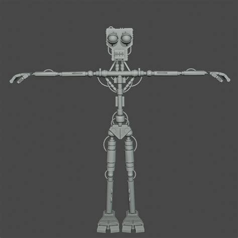 3d Datei Five Nights At Freddys Bare Endo Files For Cosplay Or