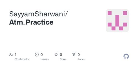 Github Sayyamsharwaniatmpractice
