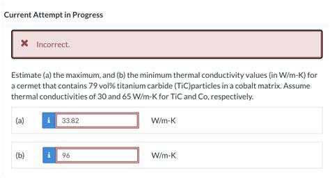 Solved Current Attempt In Progress Incorrect Estimate A Chegg