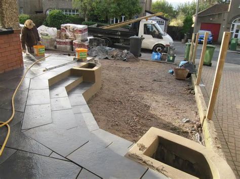 Block Paving Driveway Nears Completion Secret Garden