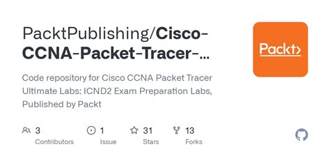 Github Packtpublishing Cisco Ccna Packet Tracer Ultimate Labs Icnd2 Exam Preparation Labs