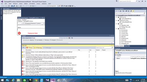 Ssas Using Visual Studio 2013 To Analyze A Database From Sql Server