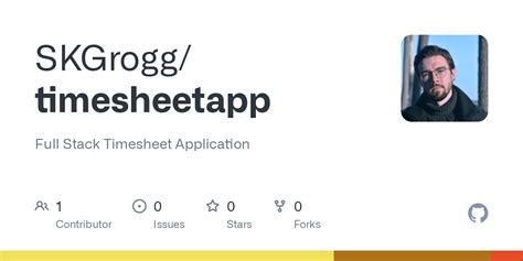 GitHub SKGrogg Timesheetapp Full Stack Timesheet Application
