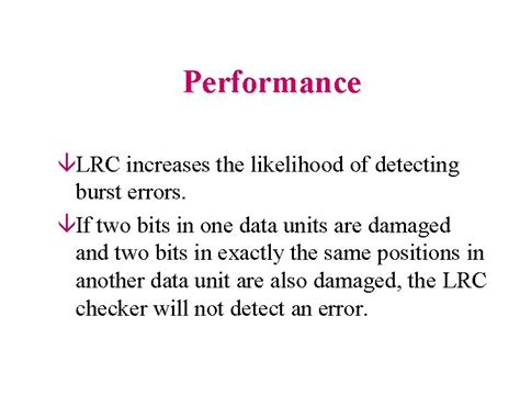Error Detection And Correction Types Of Errors Detection