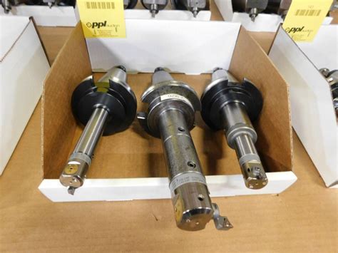 { Choice of lots: 143, 144, 145 } LOT: (3) Big Kaiser CAT 50 Boring Heads