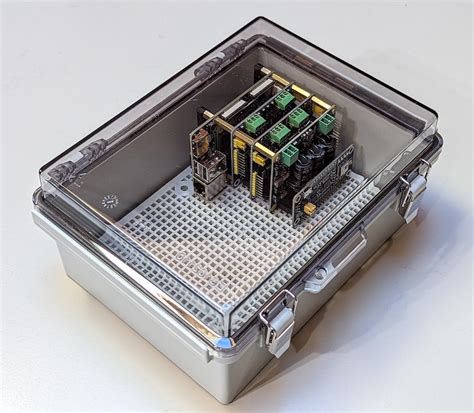 Large Weatherproof Enclosure For Raspberry Pi And Sh Rpi 210x160x100 Hat Labs