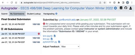 Autograder Tutorial Eecs 498 007 598 005 Deep Learning For