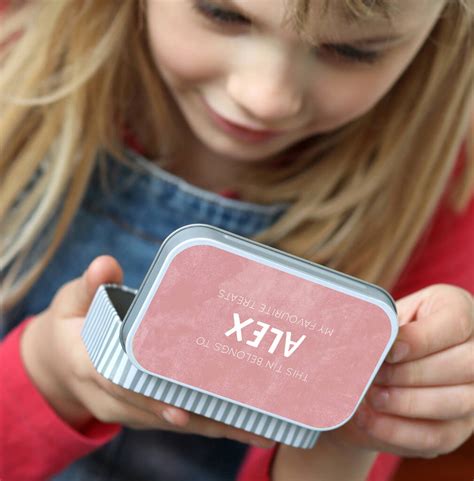 Personalised Messages Keepsake Tin By Cotton Twist