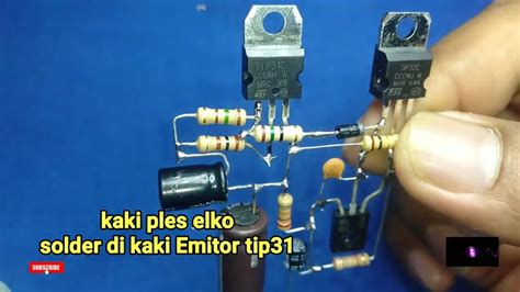 Amplifier Tip31 And Tip32 Youtube