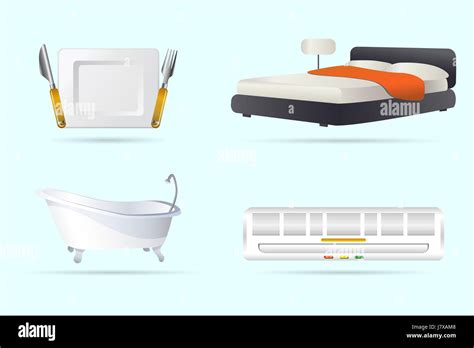 House Building Objects Inside Isolated Furniture Lifestyle Space Modern