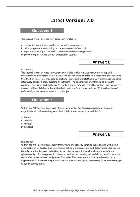 Ppt Master Cybersecurity Pass Isaca Cybersecurity Audit Certificate