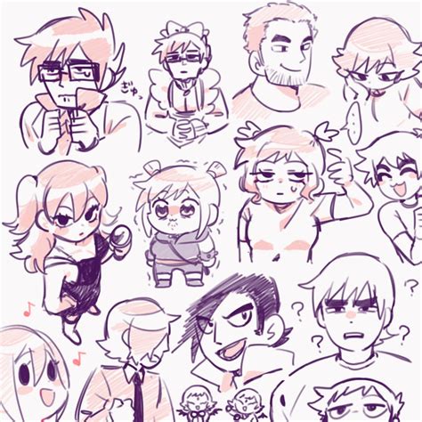 Lucas Lee Scott Pilgrim Wallace Wells Ramona Flowers Kim Pine And