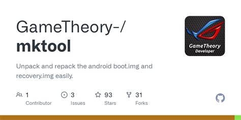 GitHub GameTheory Mktool Unpack And Repack The Android Boot Img And Recovery Img Easily